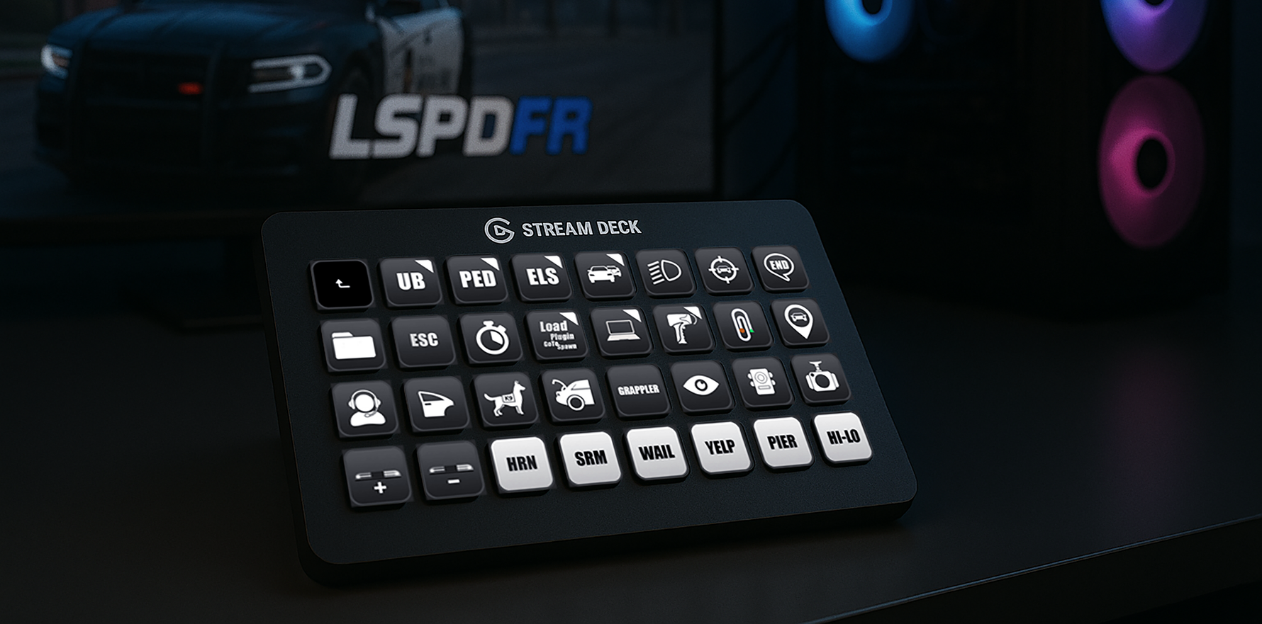 LSPDFR Stream Deck Profile by Steven Cannell Creative
